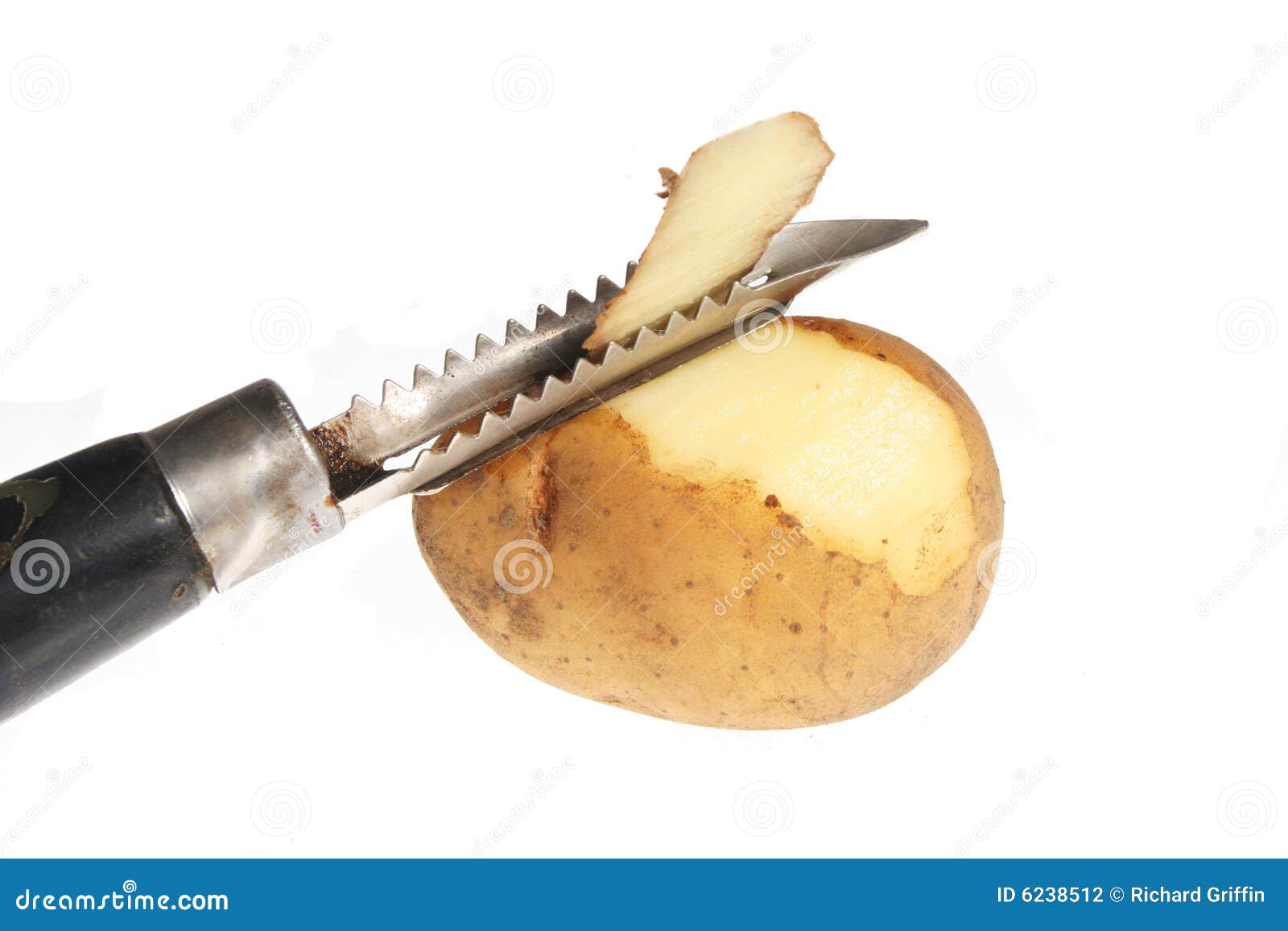 Peeling potato stock photo. Image of vegetable, tool, staple - 6238512