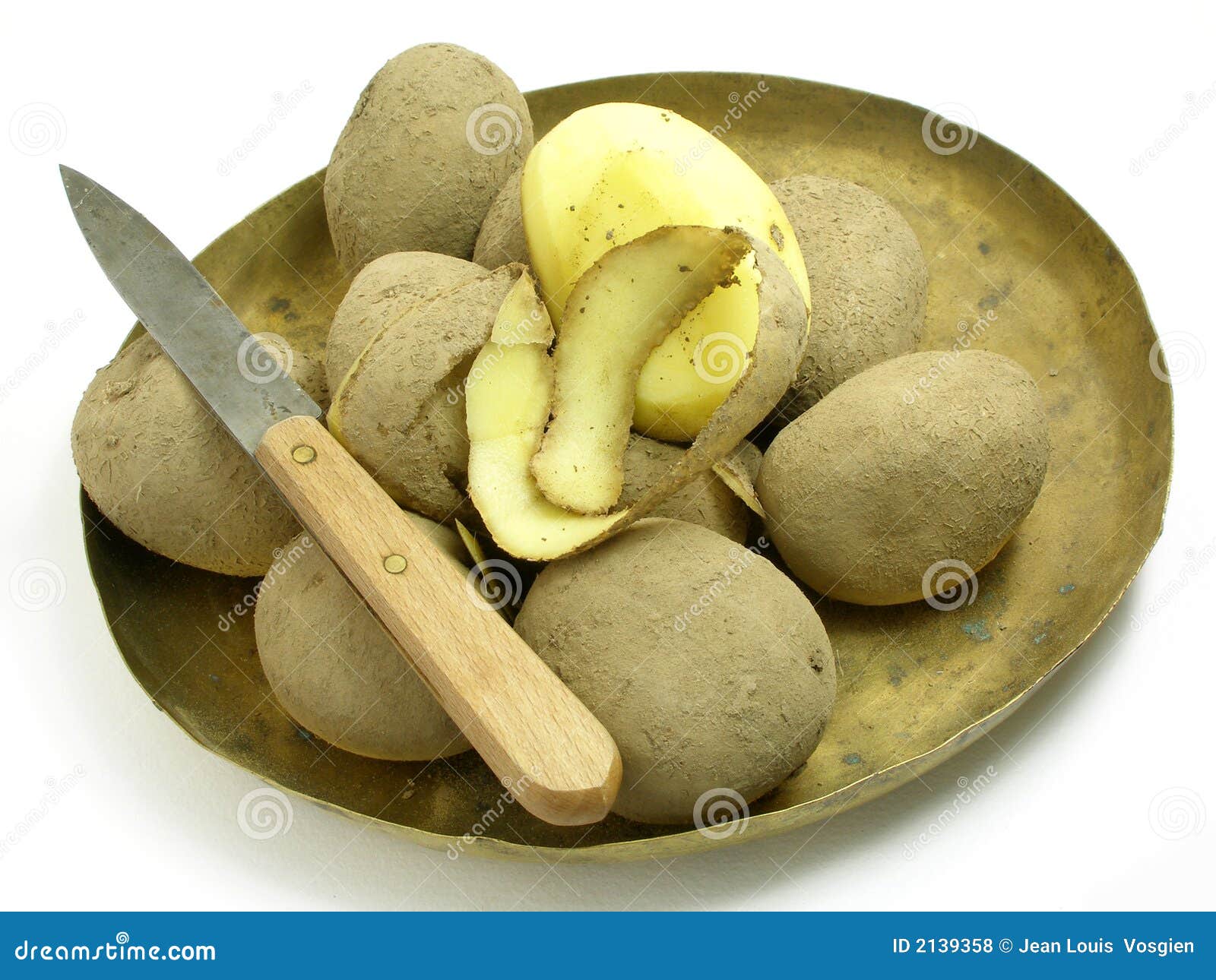 Peeling potatoes 3 stock photo. Image of peel, cooking - 2139358