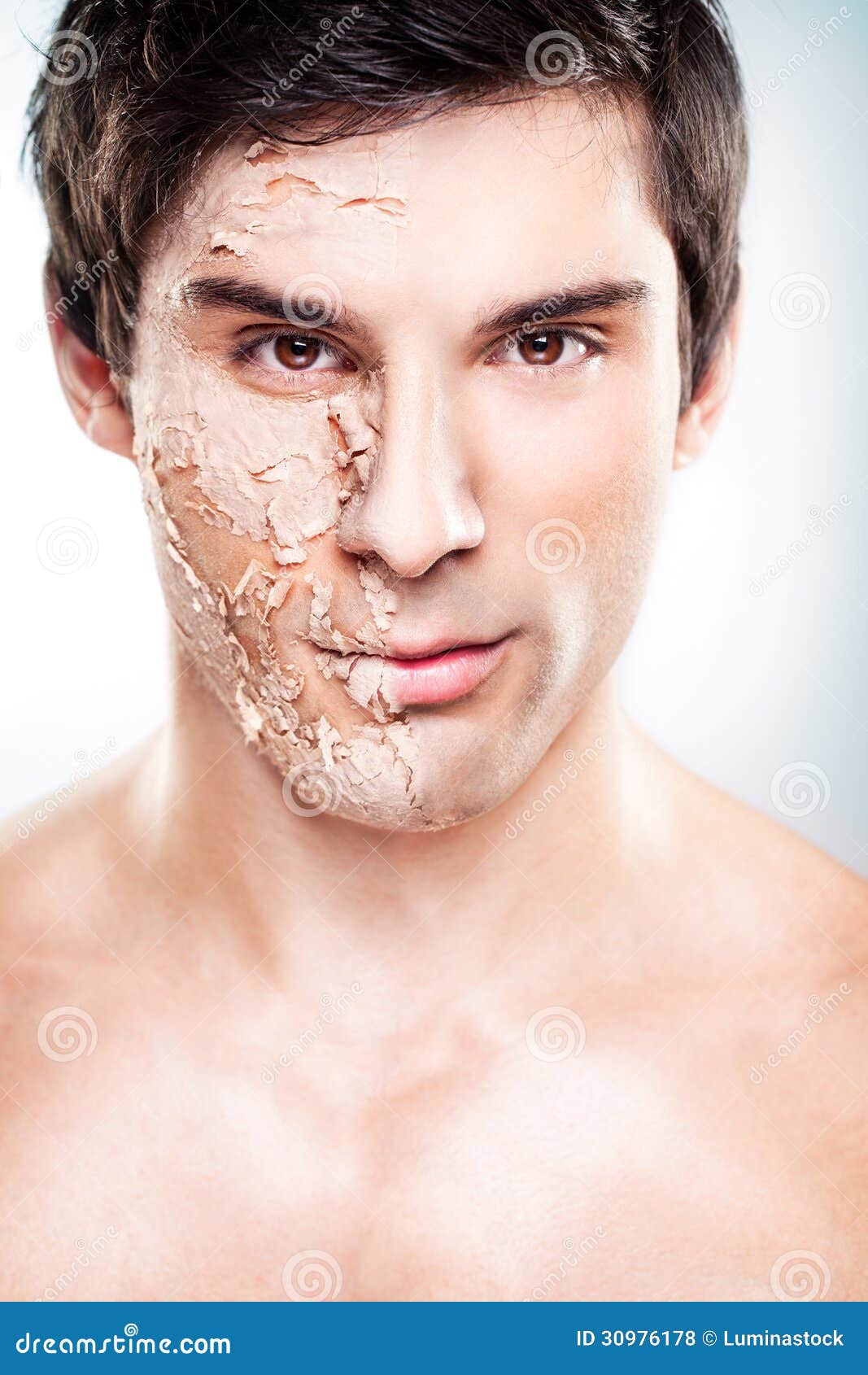 Peeling Skin stock photo. Image of muscular, black, build - 30976178