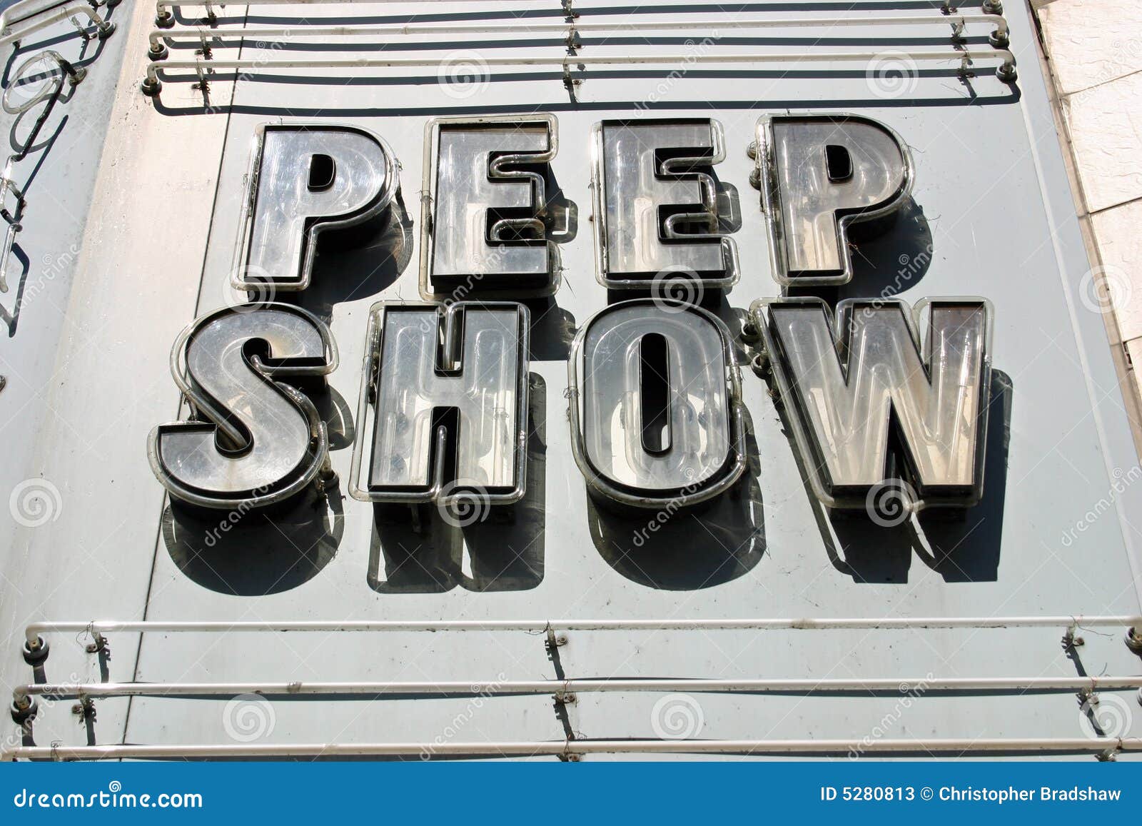 Peep Show Neon Sign