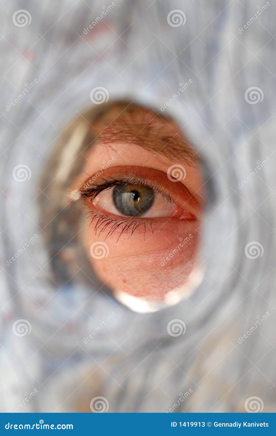 Peeper (3) stock image. Image of scare, peephole, mania - 1419913