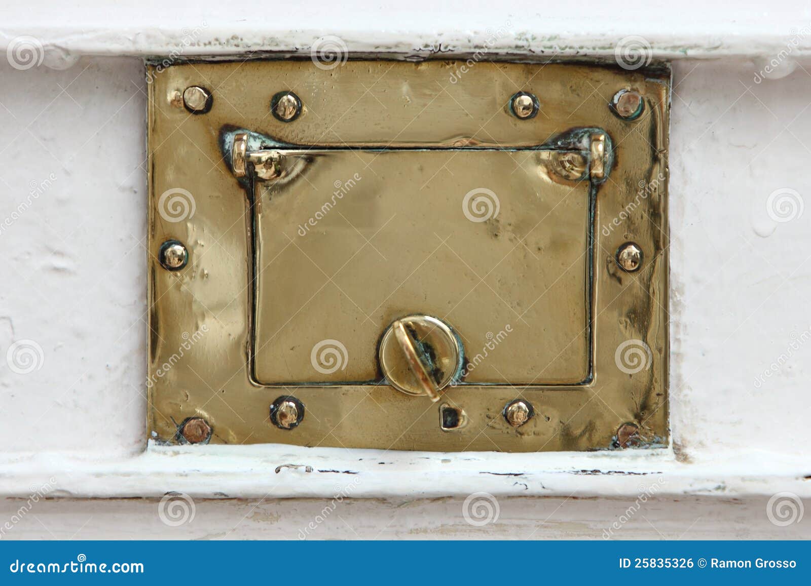 Peephole stock photo. Image of metal, closeup, decoration - 25835326