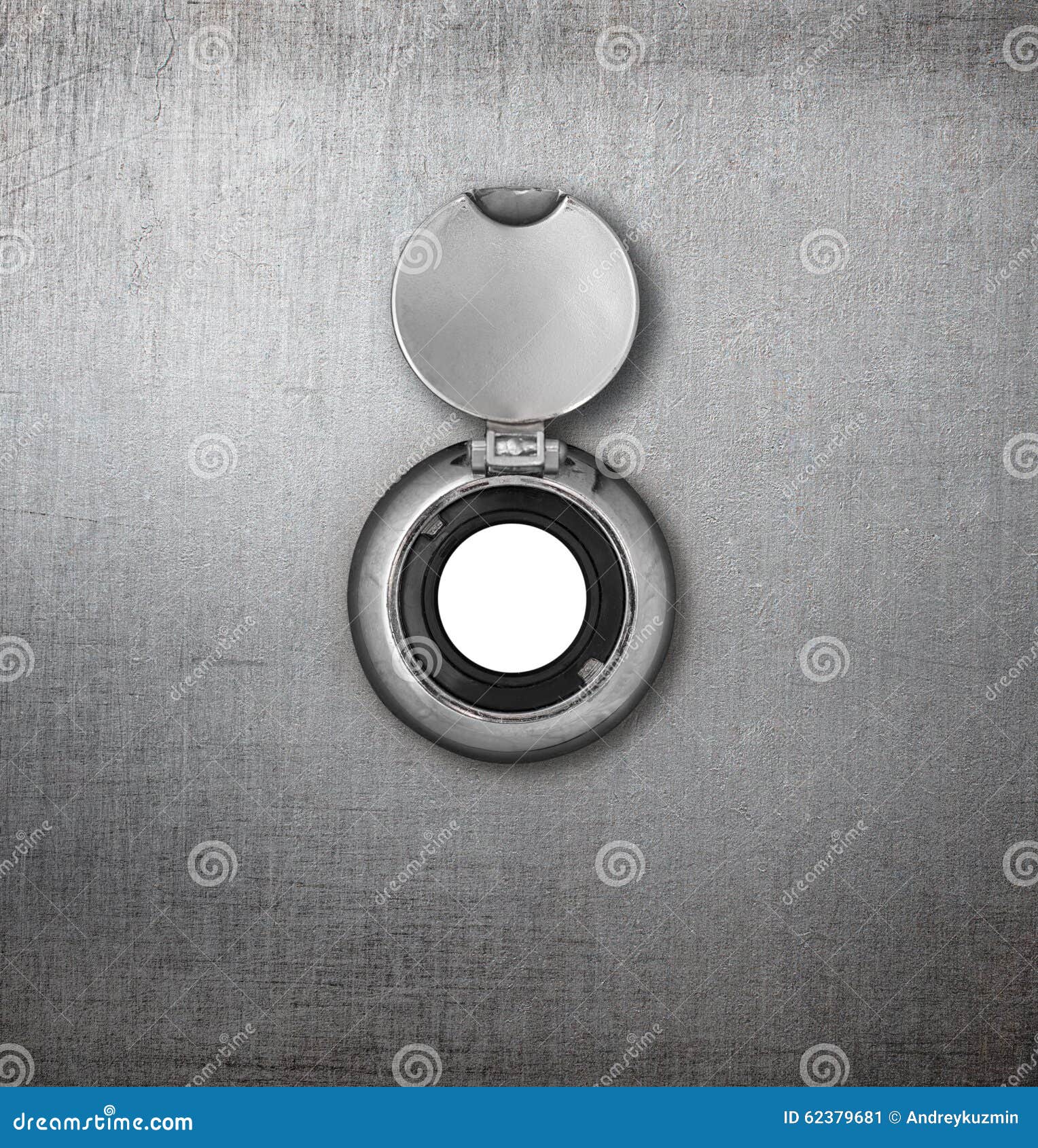 Peephole or Peep Hole in Metal Door Stock Image - Image of caution ...