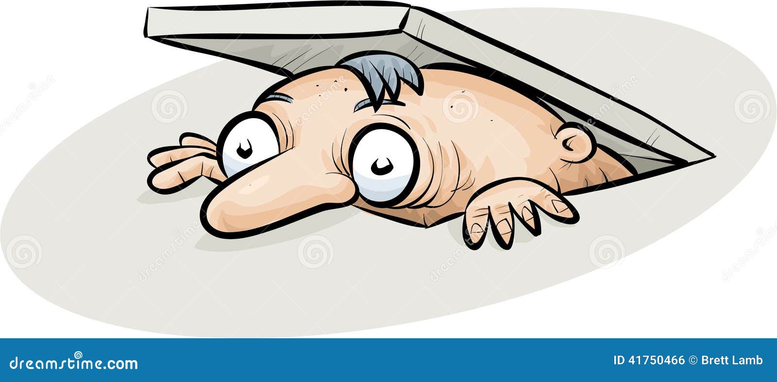 Peeping Man stock illustration. Illustration of peek - 41750466