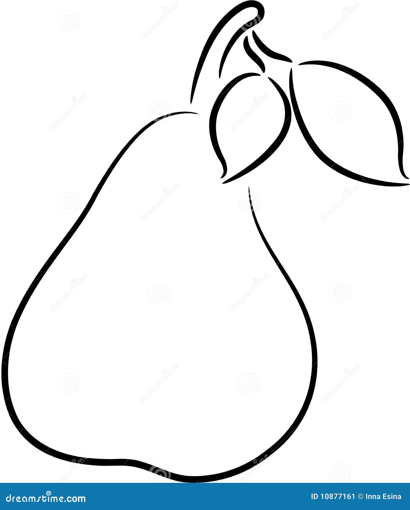 Peer vector illustratie. Illustration of vrucht, ingrediënt - 10877161