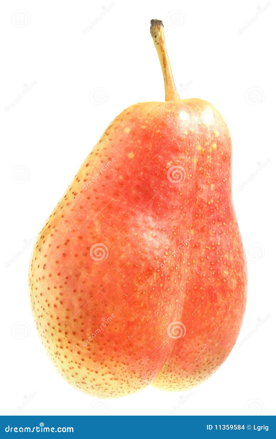 Peer stock foto. Image of rood, geïsoleerd, organisch - 11359584