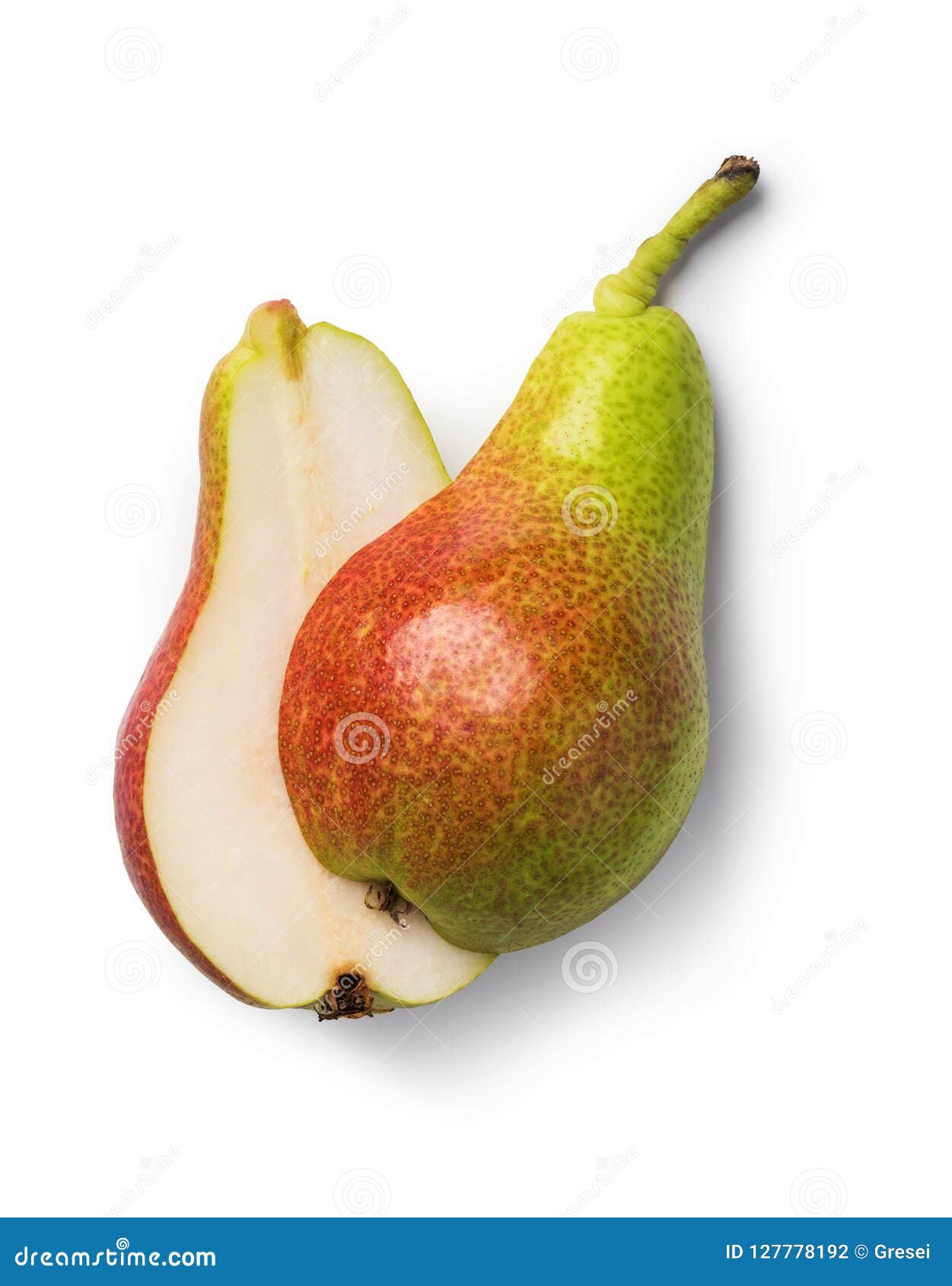 Peer stock foto. Image of geel, groen, vegetariër, versheid - 127778192