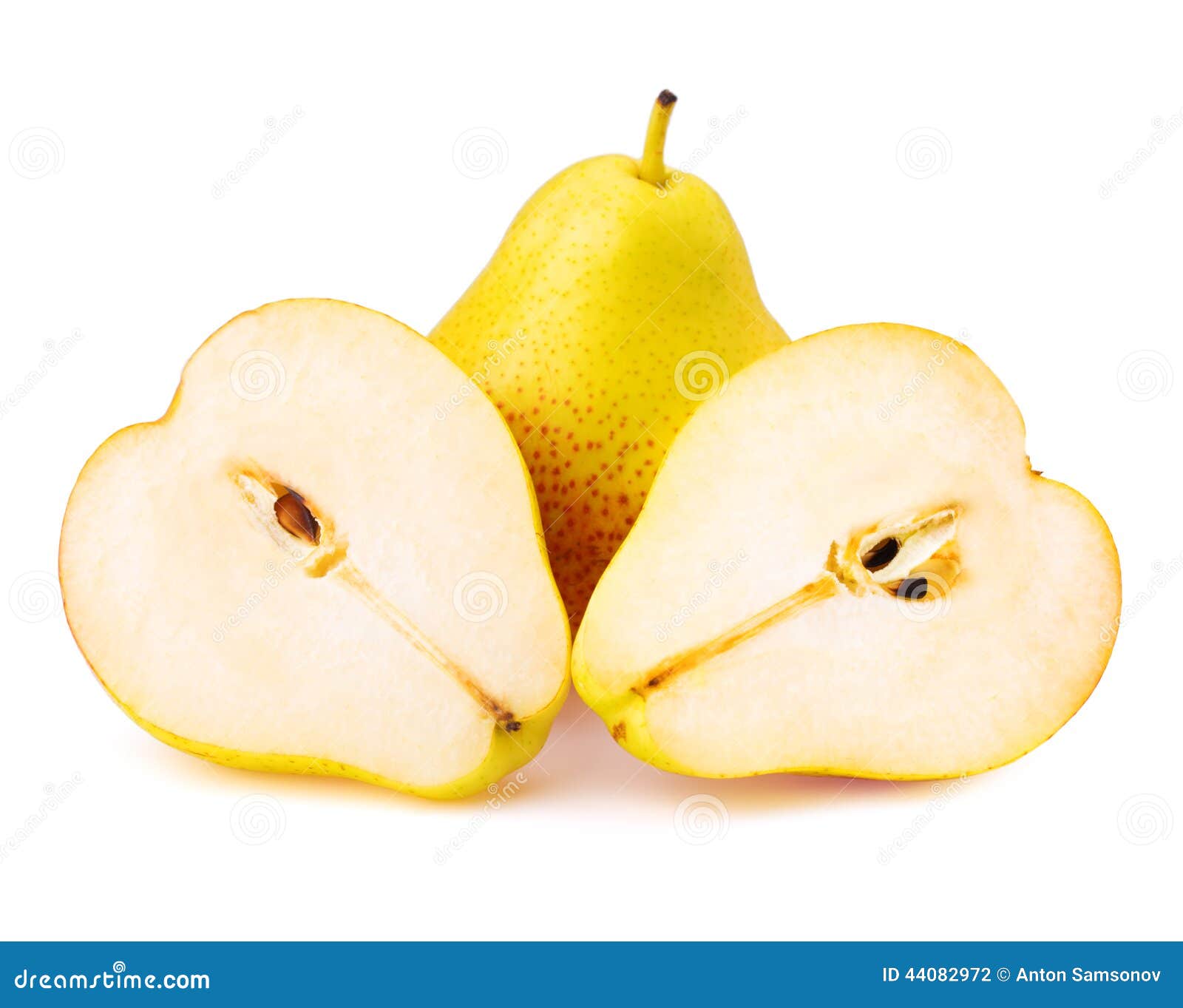 Peer stock foto. Image of half, kleur, niemand, knipsel - 44082972