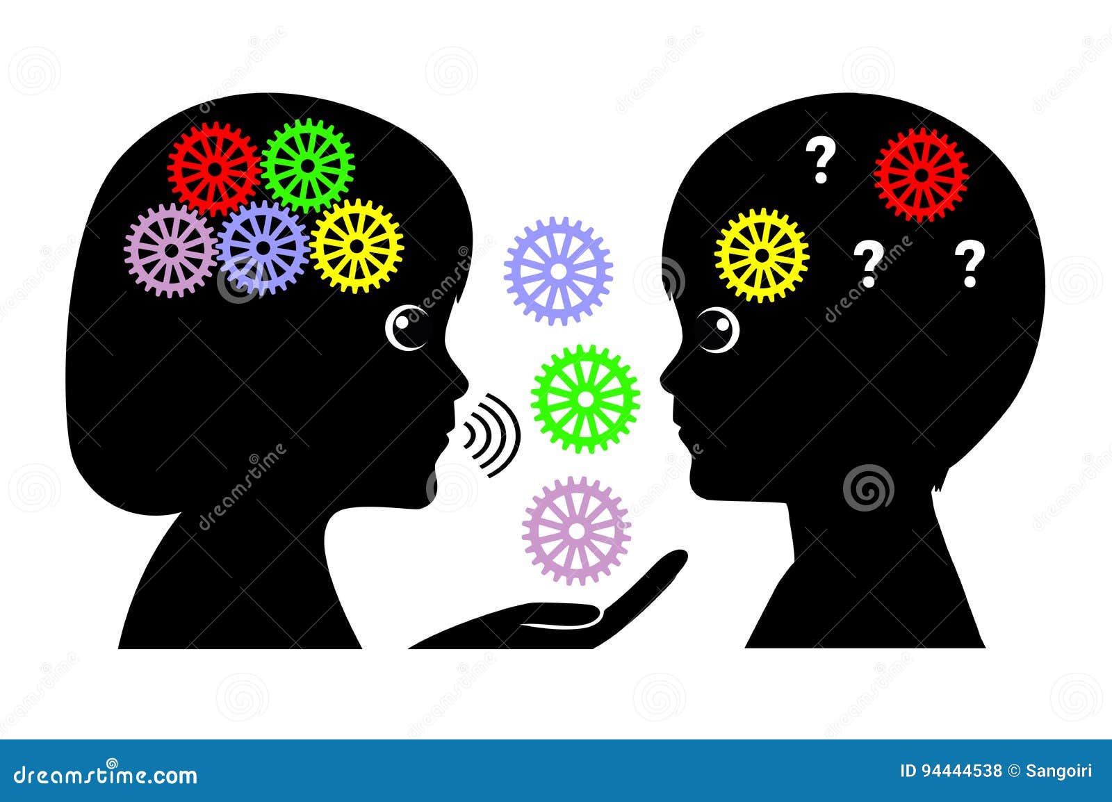 Peer Assisted Learning Strategy Stock Illustration - Illustration of ...