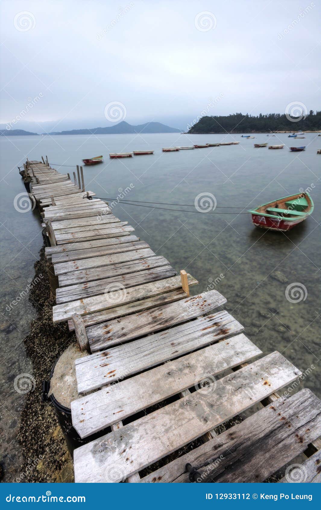 Peer and a boat stock photo. Image of desolation, fall - 12933112