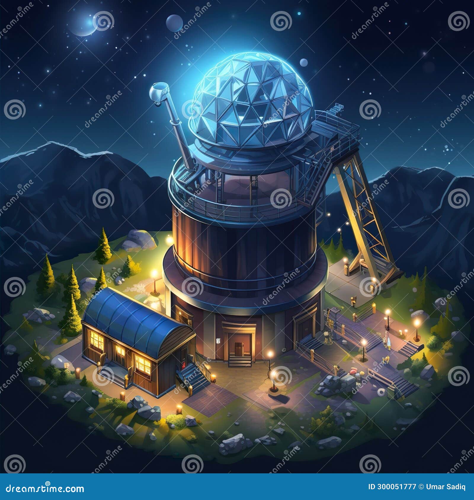 Observatories Astronomical Observatories with Telescopes and Stargazing ...