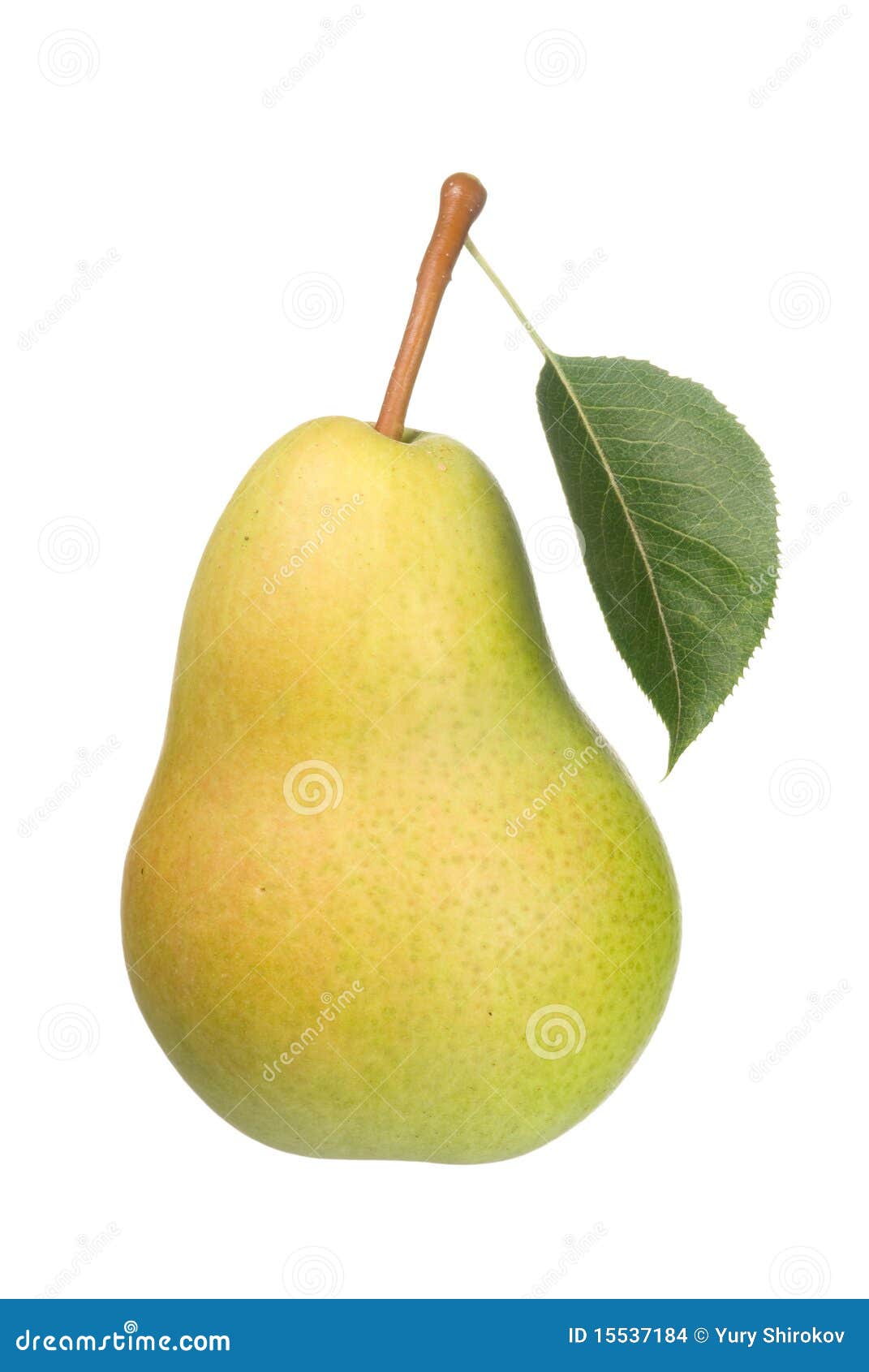 Peer op wit stock foto. Image of vegetariër, sappig, geïsoleerd - 15537184