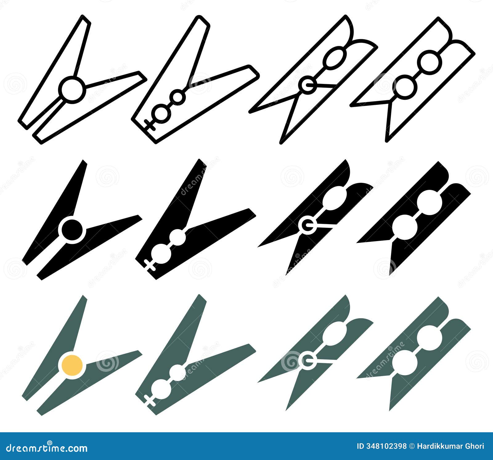 Peg icon vector stock illustration. Illustration of outdoors - 348102398