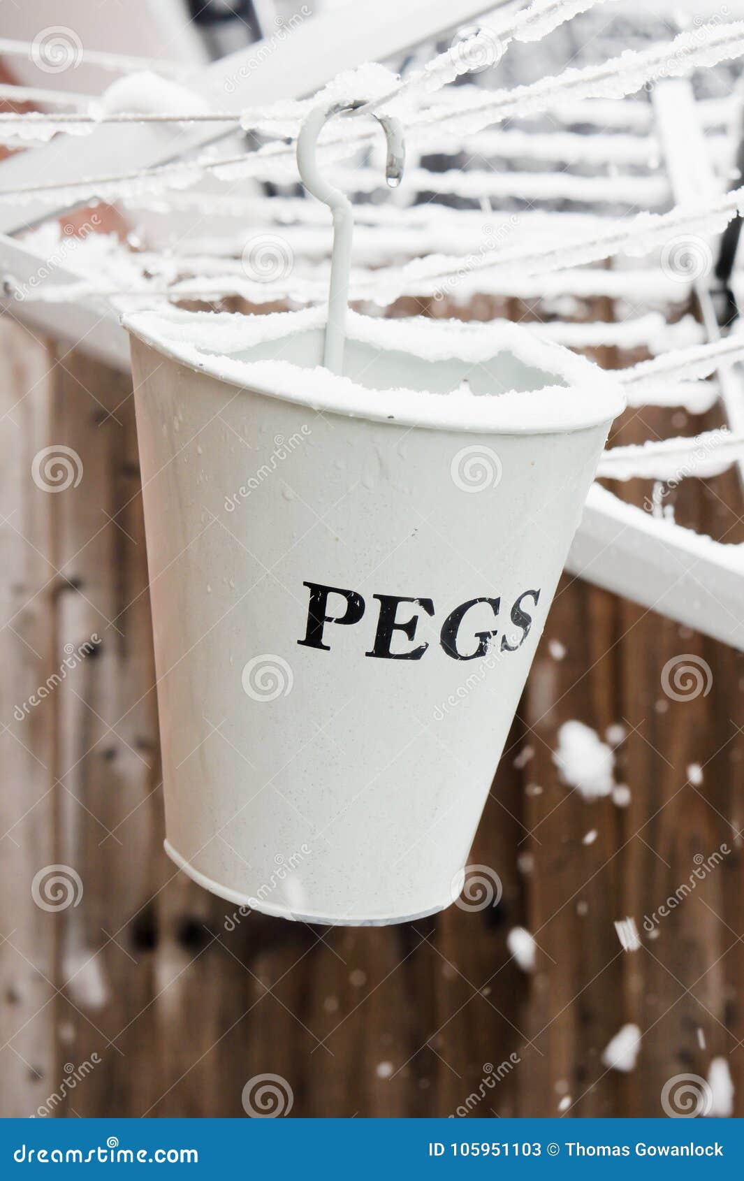 A peg tin stock image. Image of january, oute, natural - 105951103