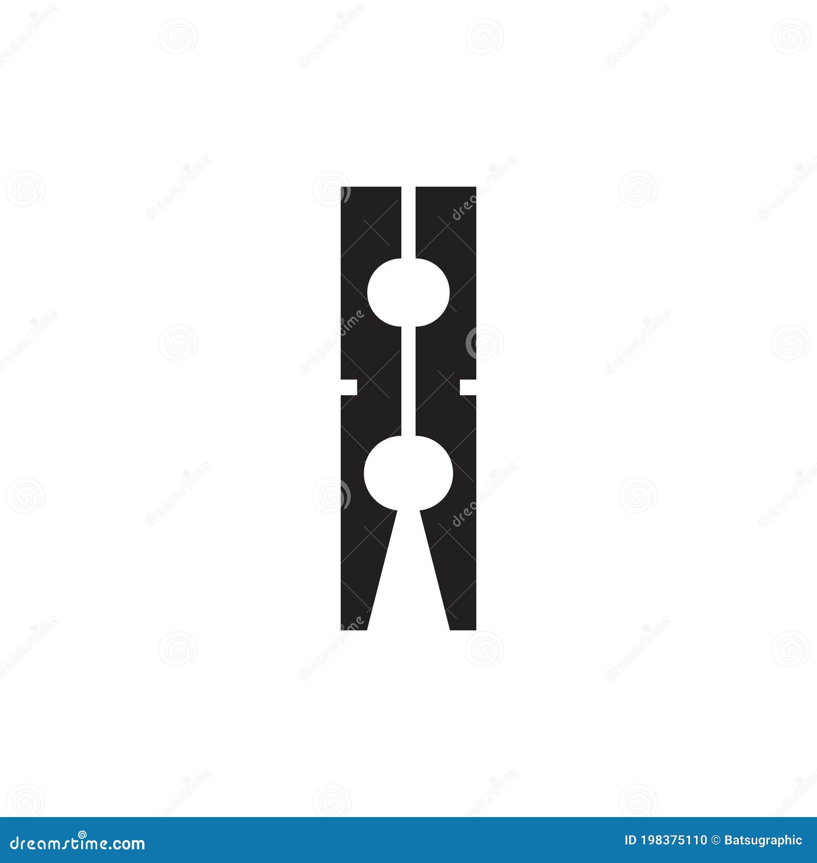 Peg Vector Logo Design Template Stock Vector - Illustration of creative ...