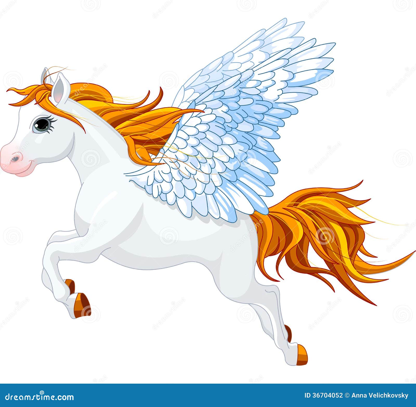 Pegasus vektor abbildung. Illustration von geschichte - 36704052