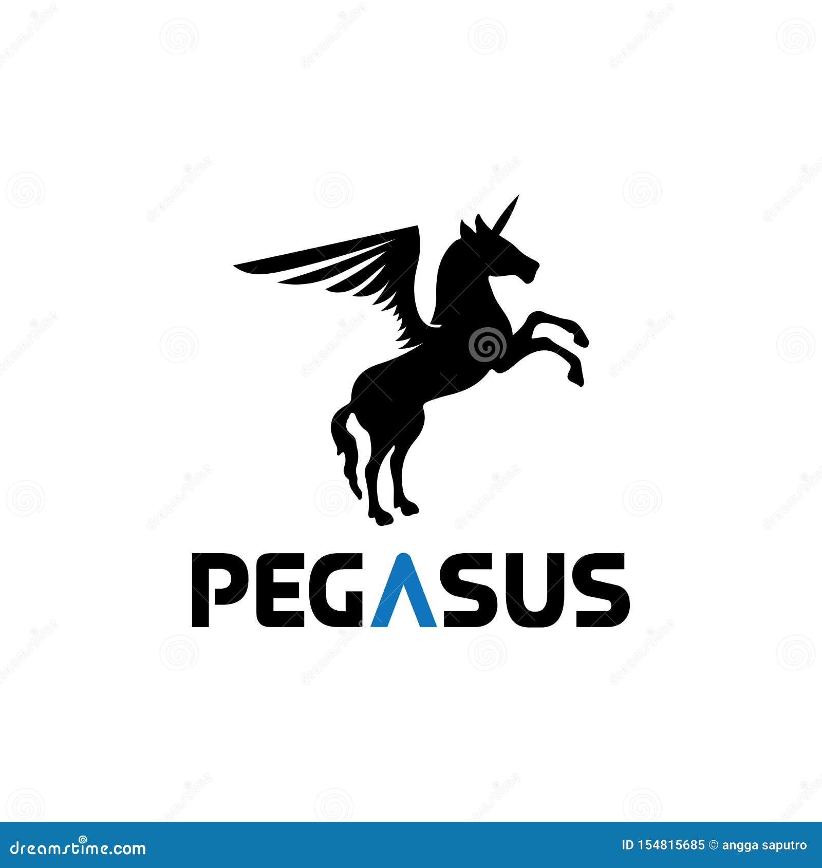 Pegasus Vector Logo Template Vector Illustration Stock Vector ...