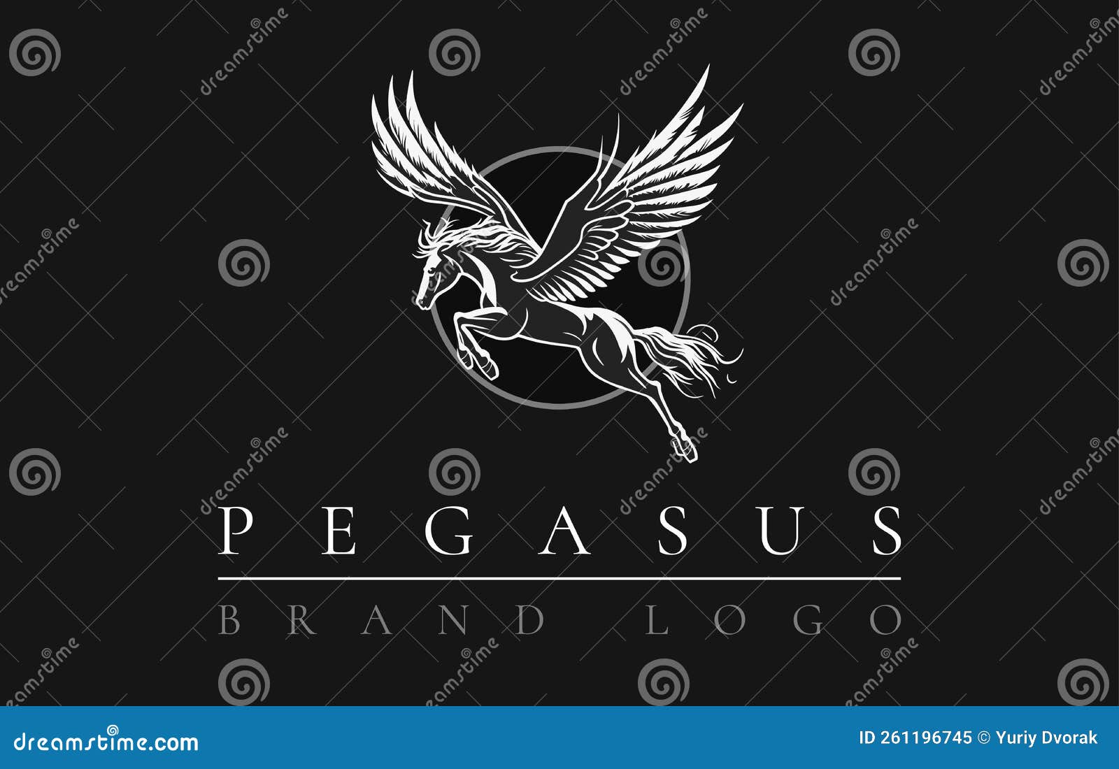 Pegasus Vector Logo Template, Pegasus Shape Design Stock Vector ...