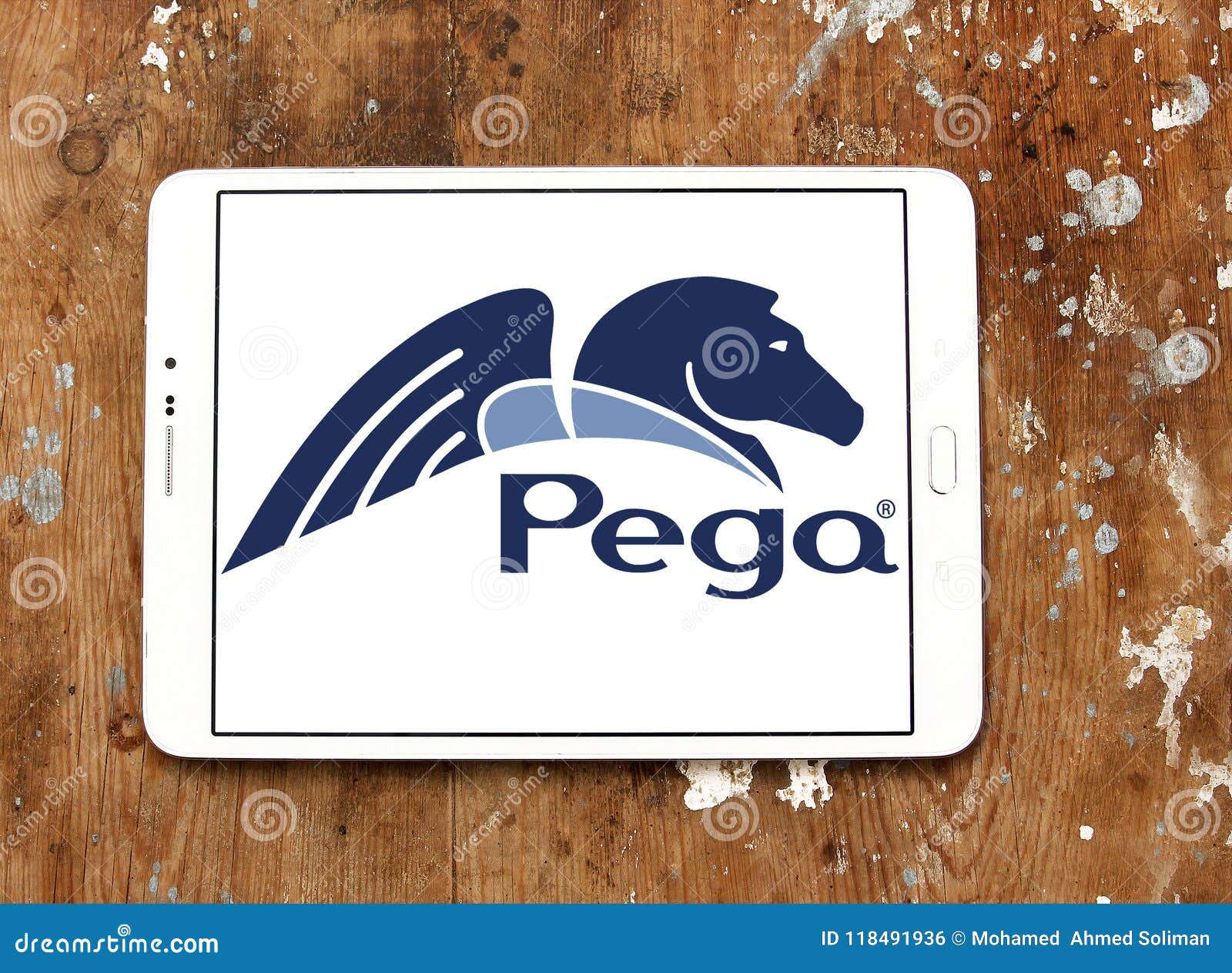 Pegasystems, Pega, Logotipo Da Empresa De Software Foto Editorial ...