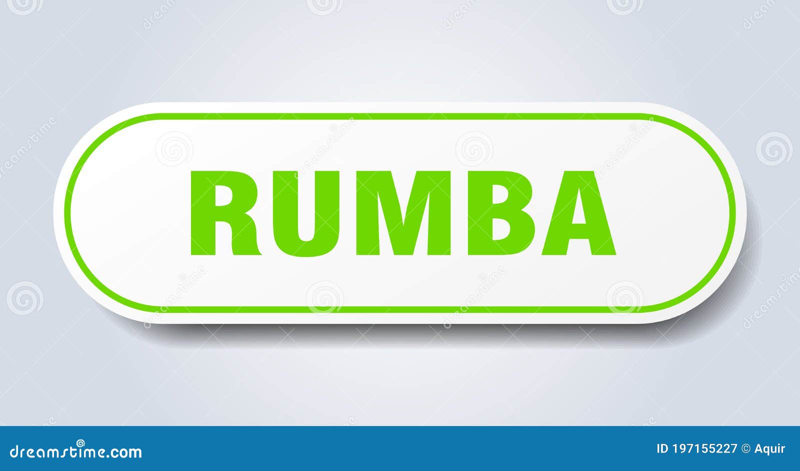 Pegatina de rumba ilustración del vector. Ilustración de danza - 197155227