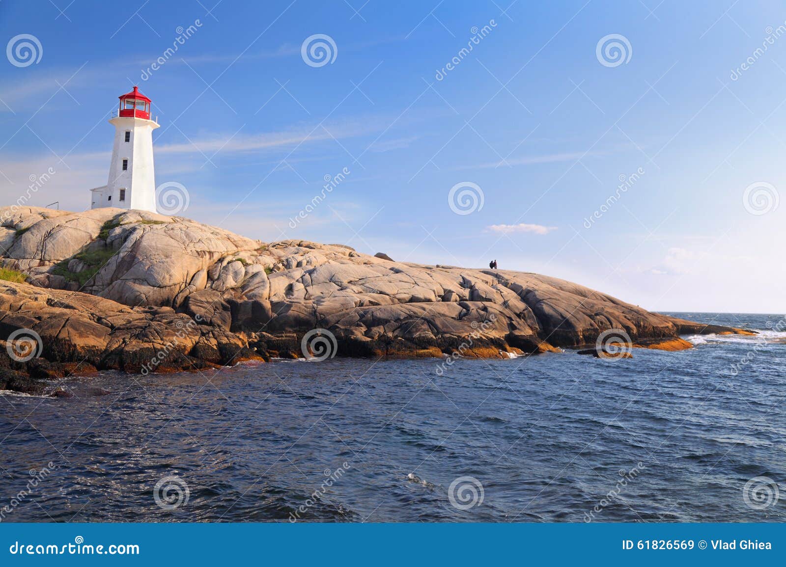 Peggy Cove Rocks And Ocean Water With Long Exposure Effects, Nova ...