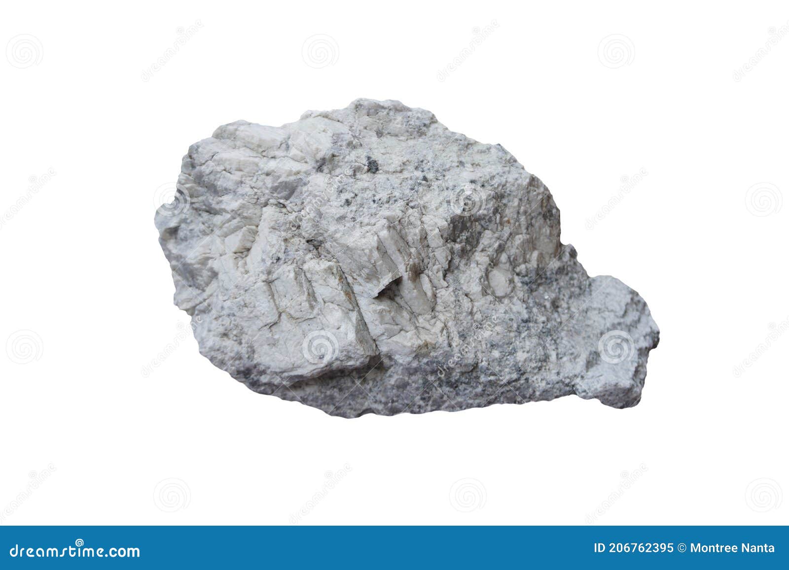 A Piece Of Pegmatite Granite Rock In A Hand. Igneous Rock Specimen ...