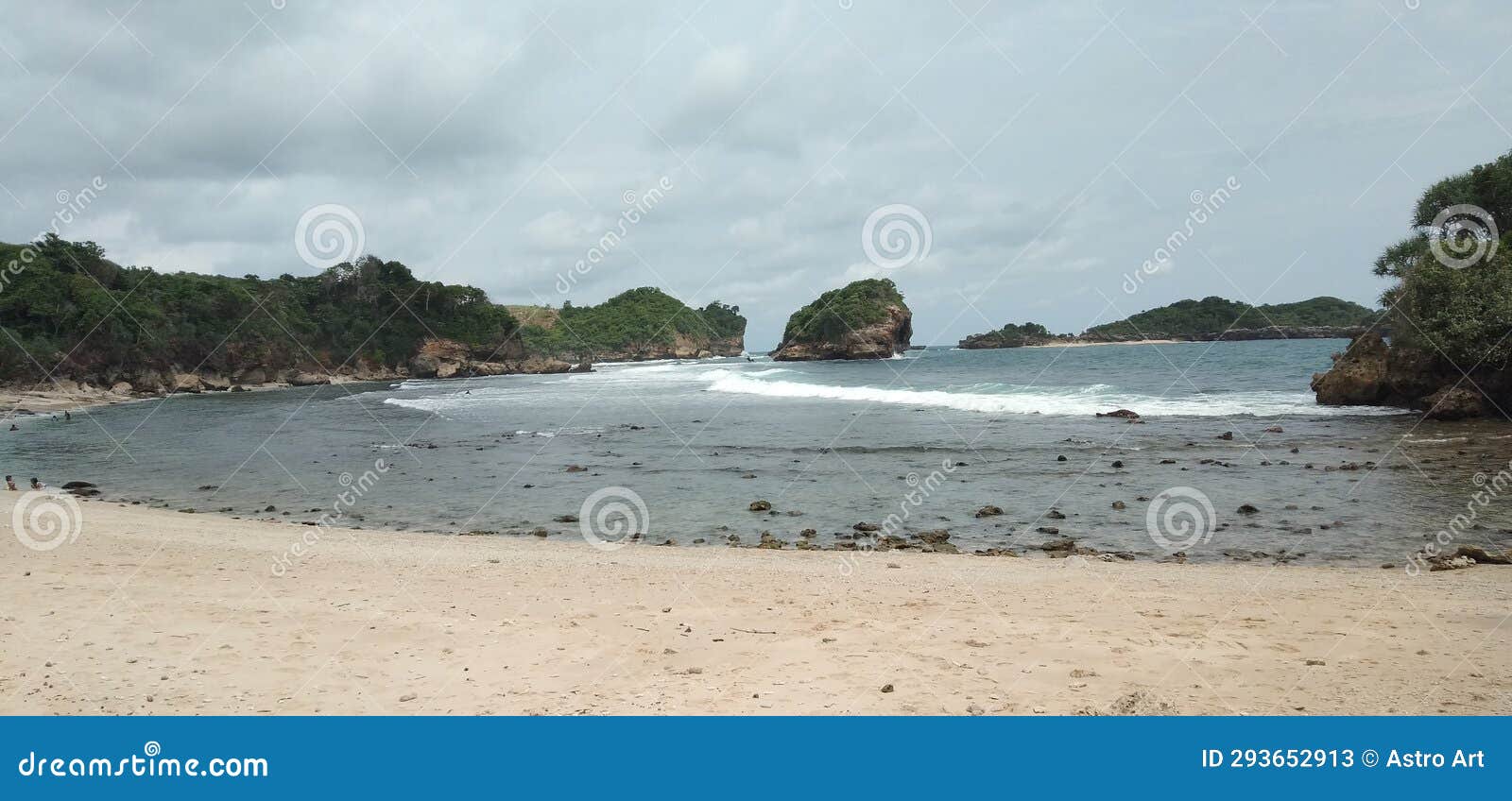 Peh Pulo Beach in Blitar stock image. Image of beaches - 293652913