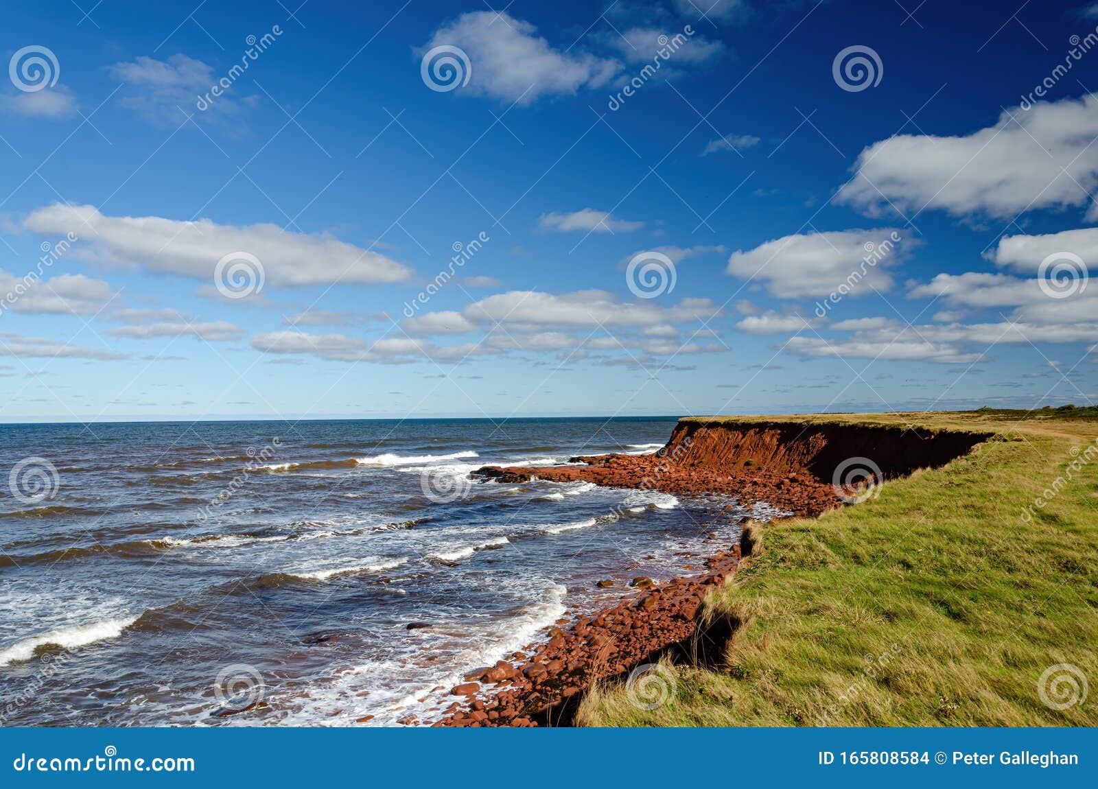 Pei Island Erosion Exposing the Rocks Stock Photo - Image of long ...