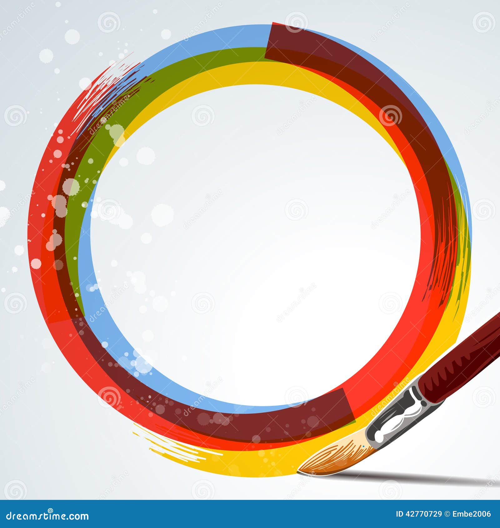 Peignez le fond illustration de vecteur. Illustration du claque - 42770729