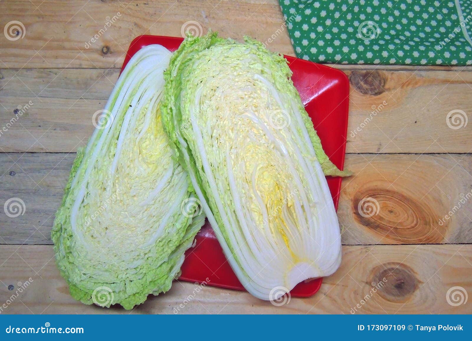 Peking cabbage in a cut stock image. Image of organic - 173097109