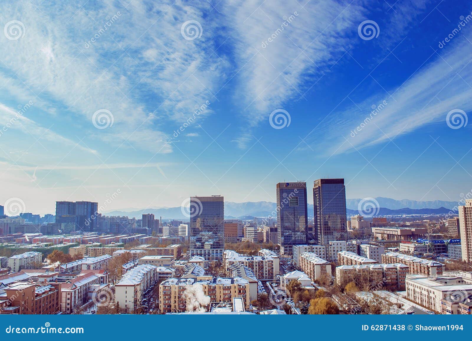 Peking-Landschaft am Sonnigen Tag Redaktionelles Stockfoto - Bild von ...