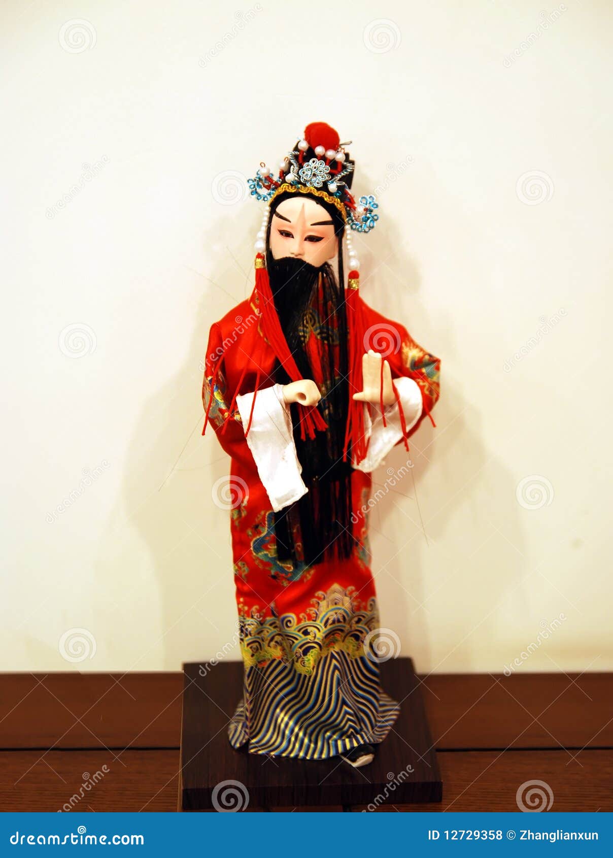Peking Opera doll stock photo. Image of culture, classic - 12729358