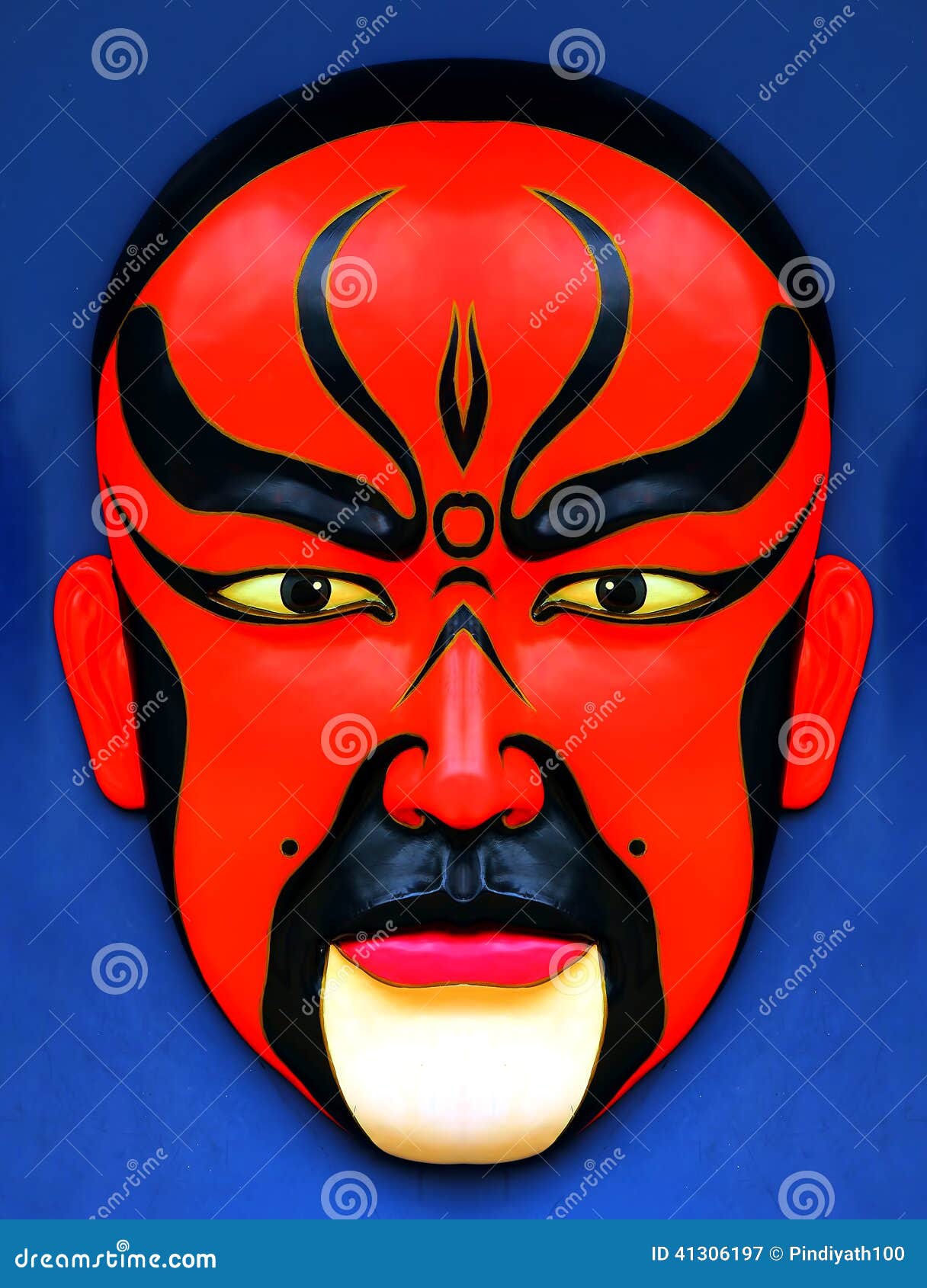 Peking opera mask stock image. Image of mask, traditional - 41306197