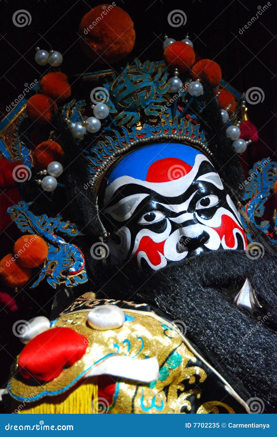Peking opera puppet stock image. Image of actor, east - 7702235