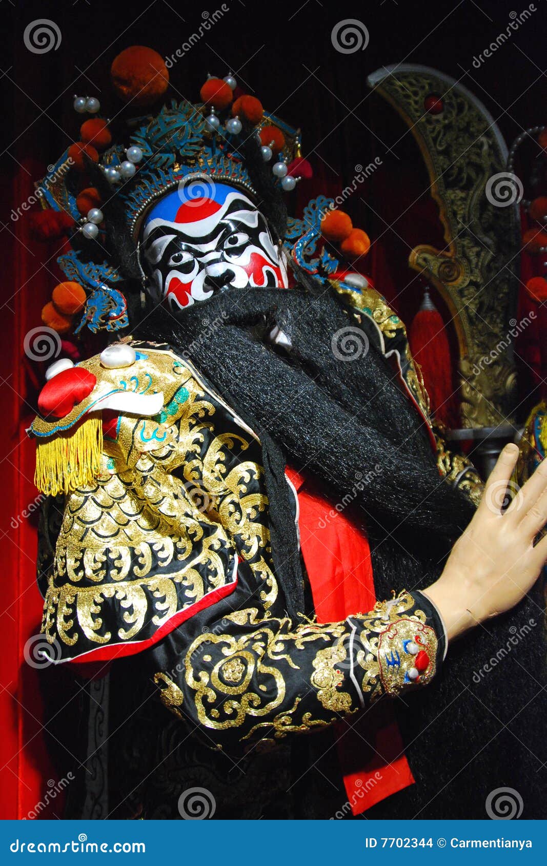Peking opera puppet stock photo. Image of ethnic, asian - 7702344