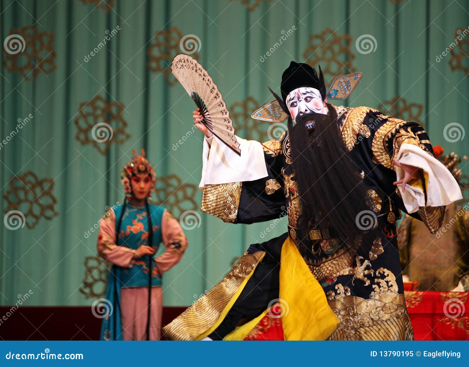 Peking Opera - the Red Haired Galloping Horse Editorial Image - Image ...