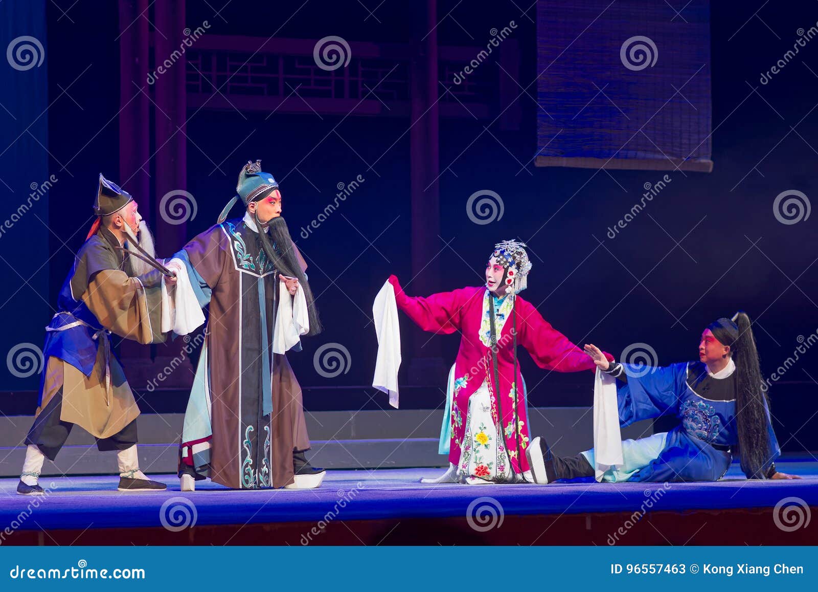 Peking Opera show editorial stock photo. Image of chinese - 96557463