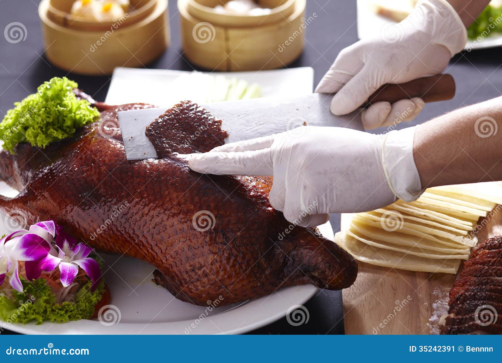 Peking Roast Duck stock image. Image of food, cuisine - 35242391