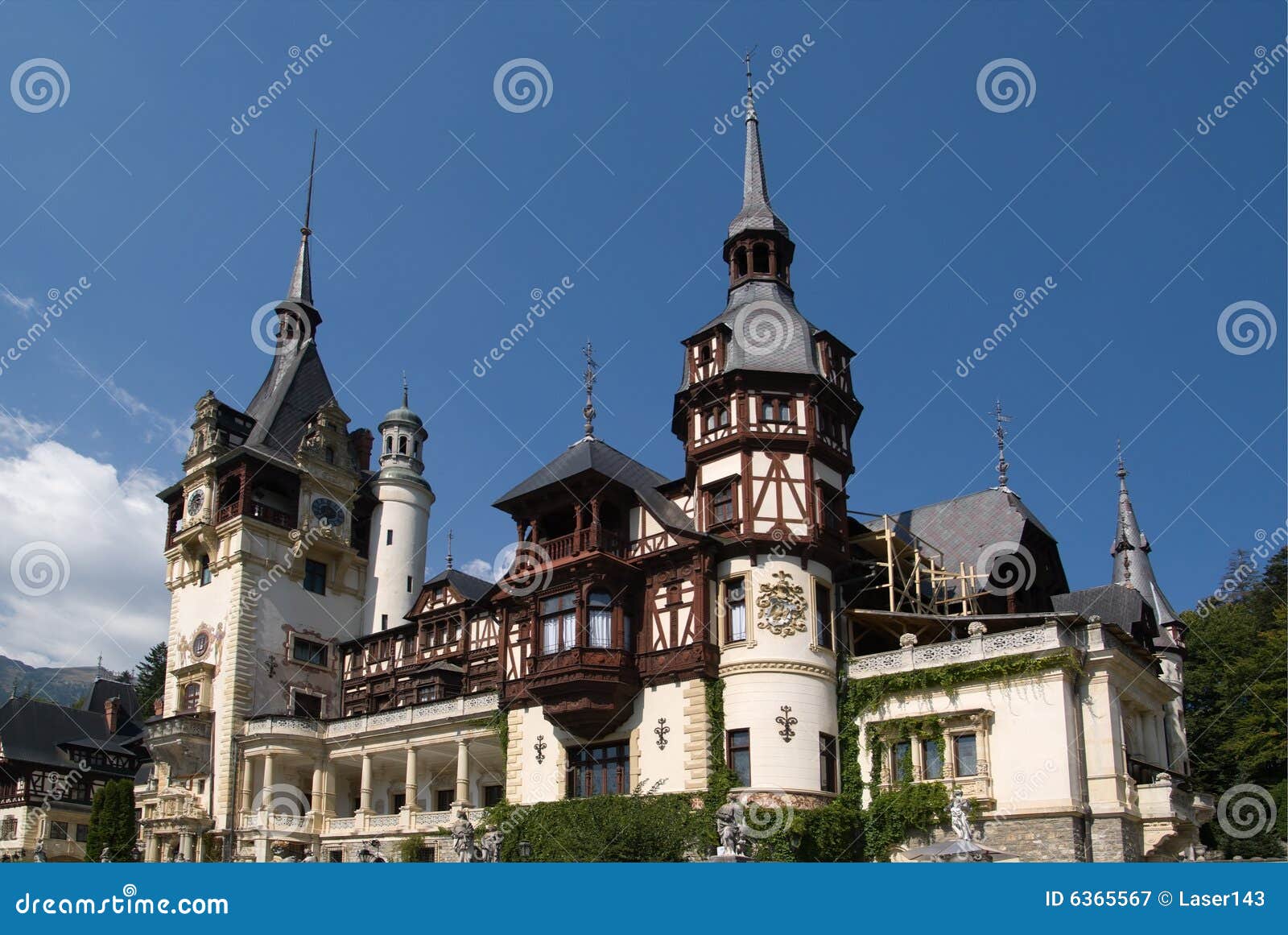 Pelesh Palace in Sinaia stock image. Image of renaissance - 6365567