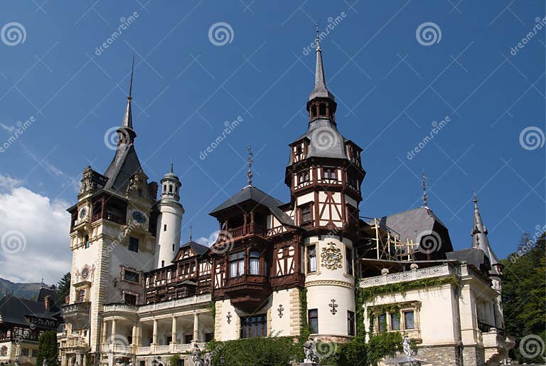 Pelesh Palace in Sinaia stock image. Image of renaissance - 6365567