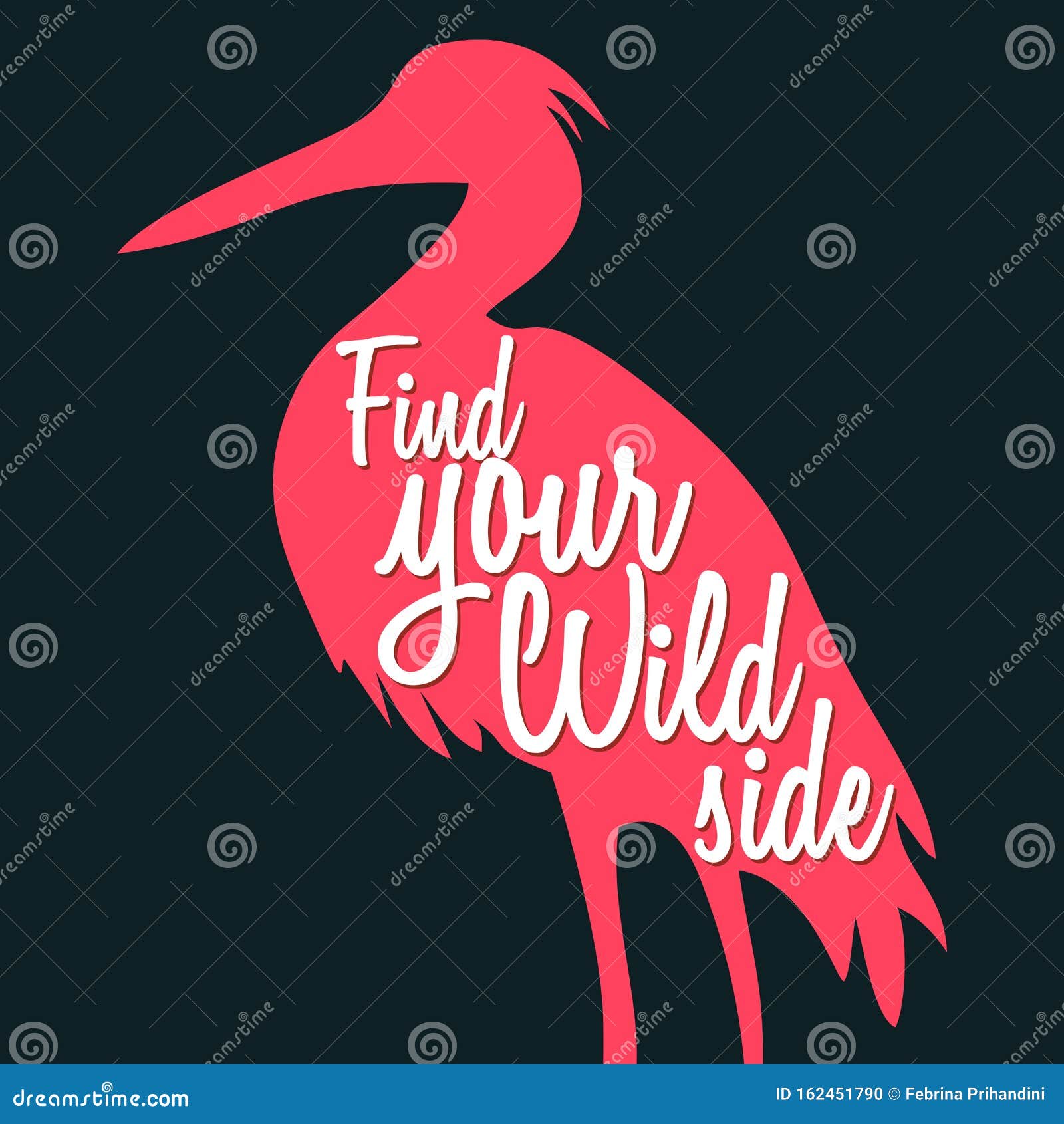 Pelican quote illustration stock vector. Illustration of quote - 162451790