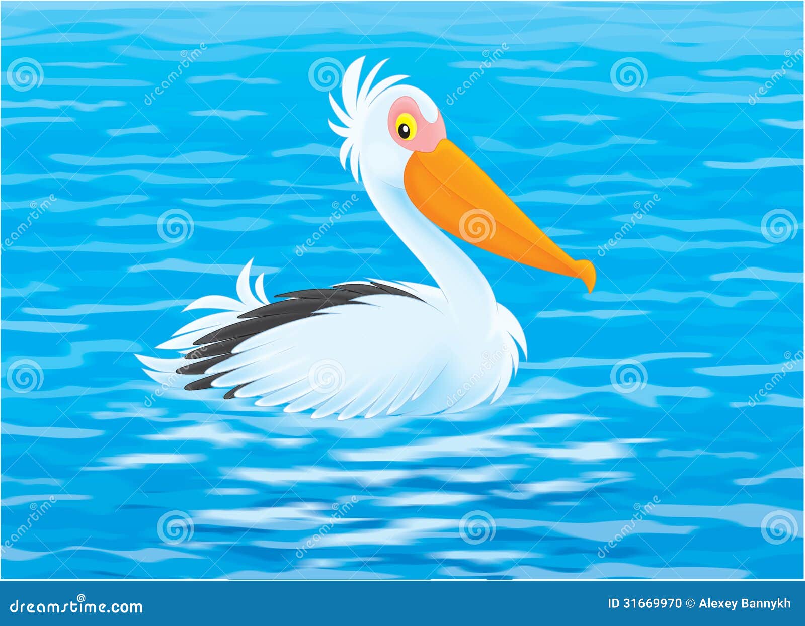 Pelikan stock illustrationer. Illustration av djurliv - 31669970