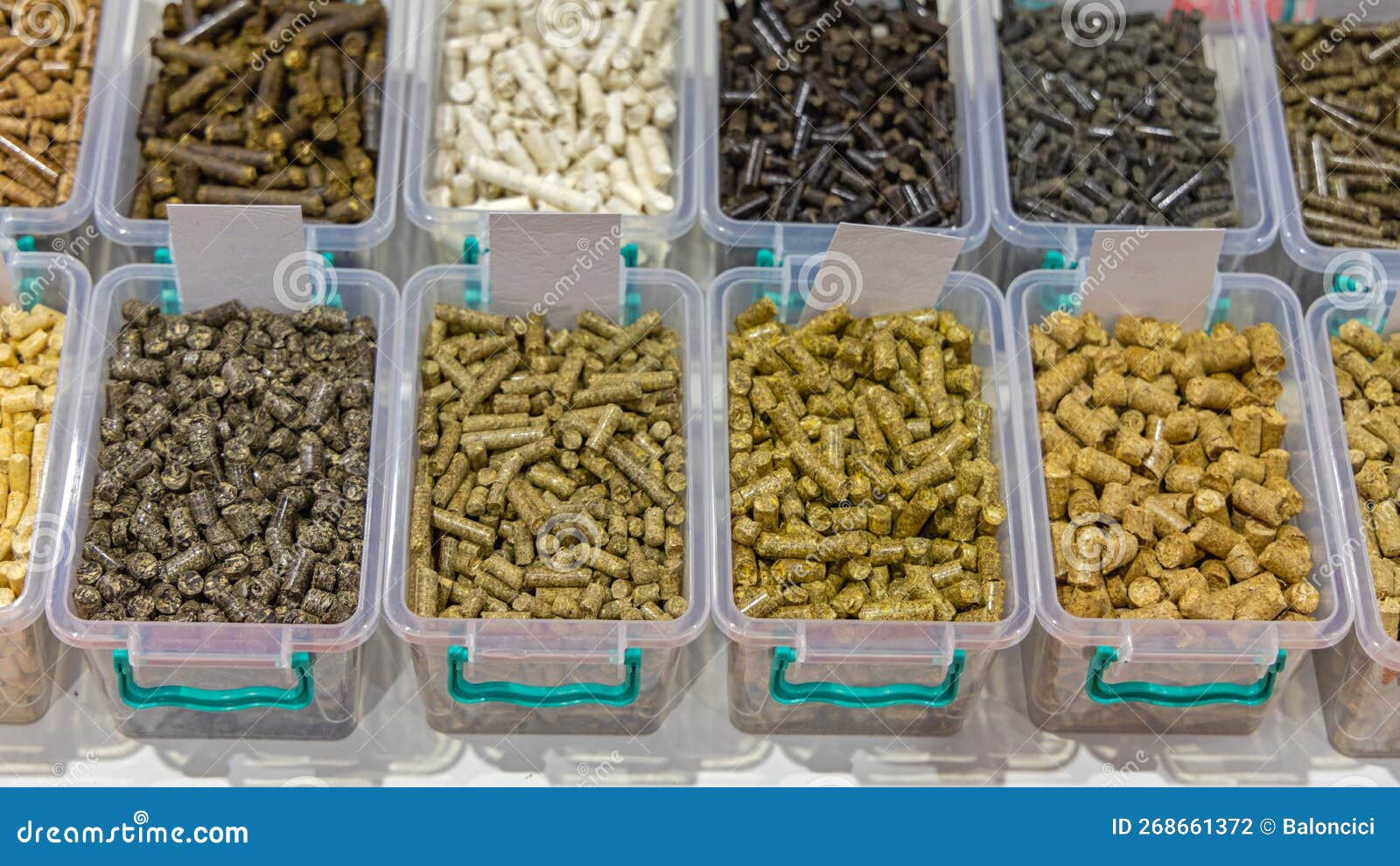 Pellet Material Samples stock photo. Image of selection - 268661372