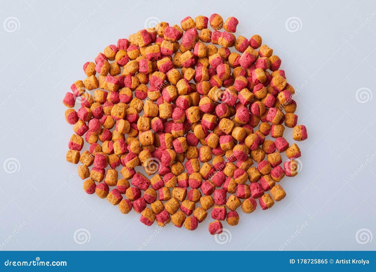 Pelleted Compound Feed Isolated On White Background, Wheatfeed Pellets ...