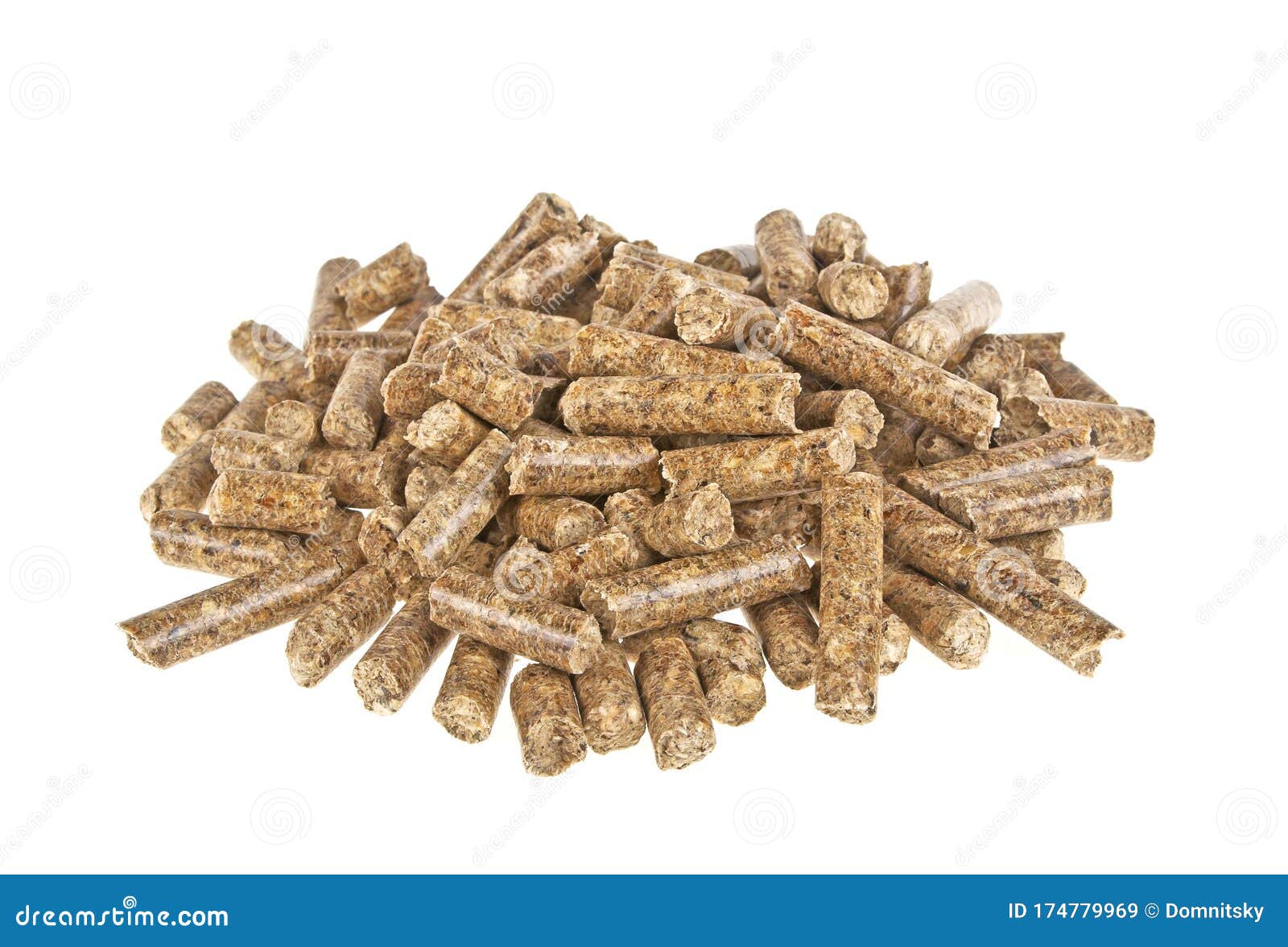 Pelleted Compound Fish Feed Background, Wheatfeed Pellets. Royalty-Free ...
