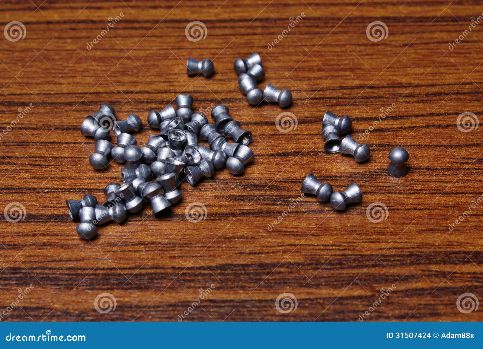 Pellets for air rifle stock photo. Image of gray, shooting - 31507424