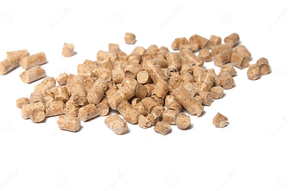Pellets Compressed in Pieces Stock Photo - Image of pellet, cattle ...