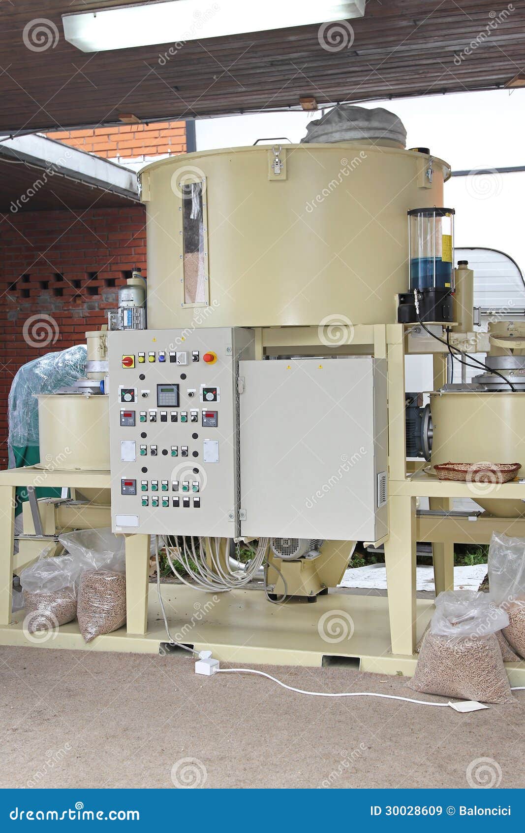 Pellets machine stock image. Image of industrial, fuel - 30028609