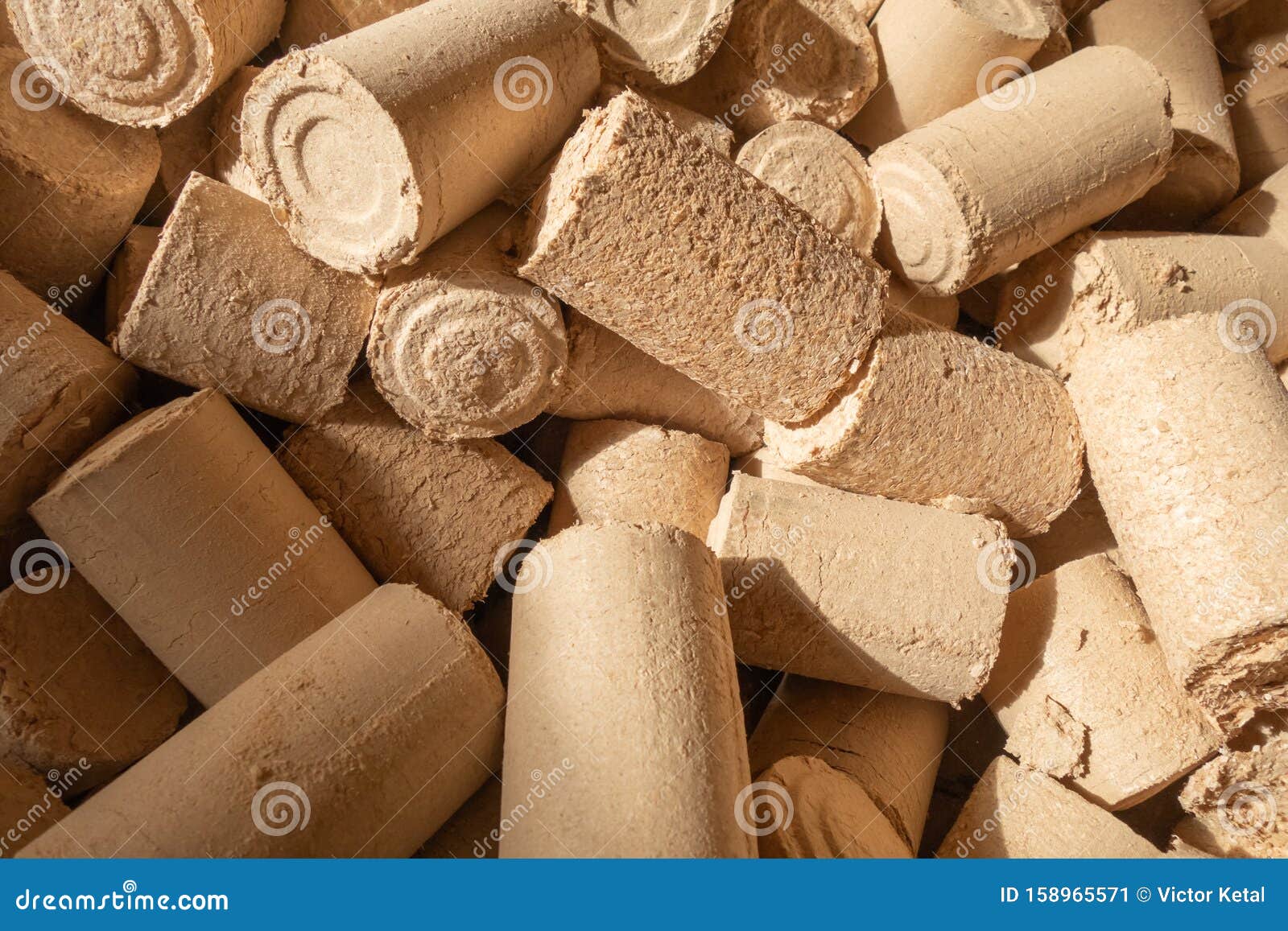 Pellets from Pressed Sawdust, Solid Fuel, Non-waste Technology ...