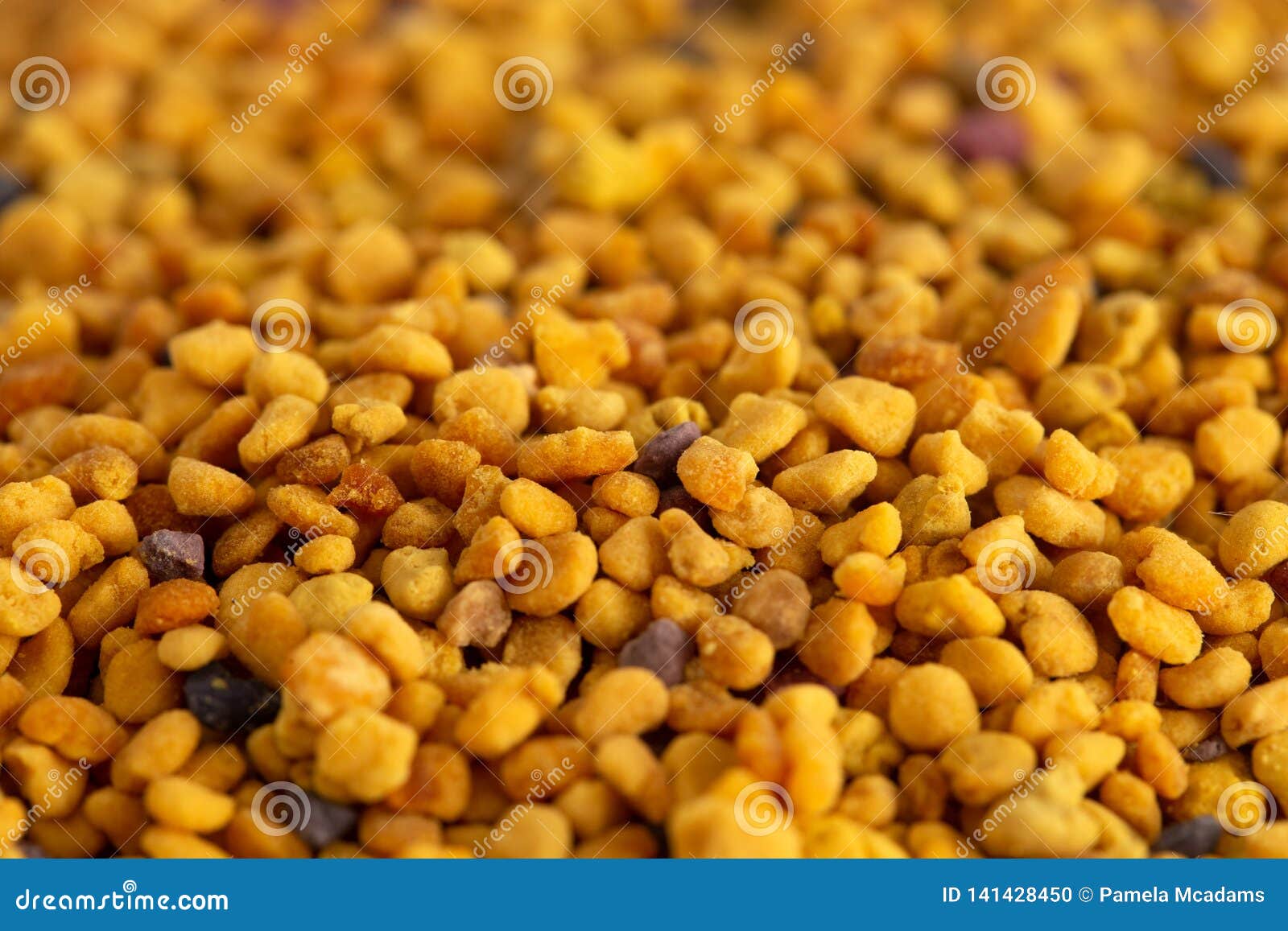 Pellets of Yellow Bee Pollen Stock Photo - Image of alternative, acid ...